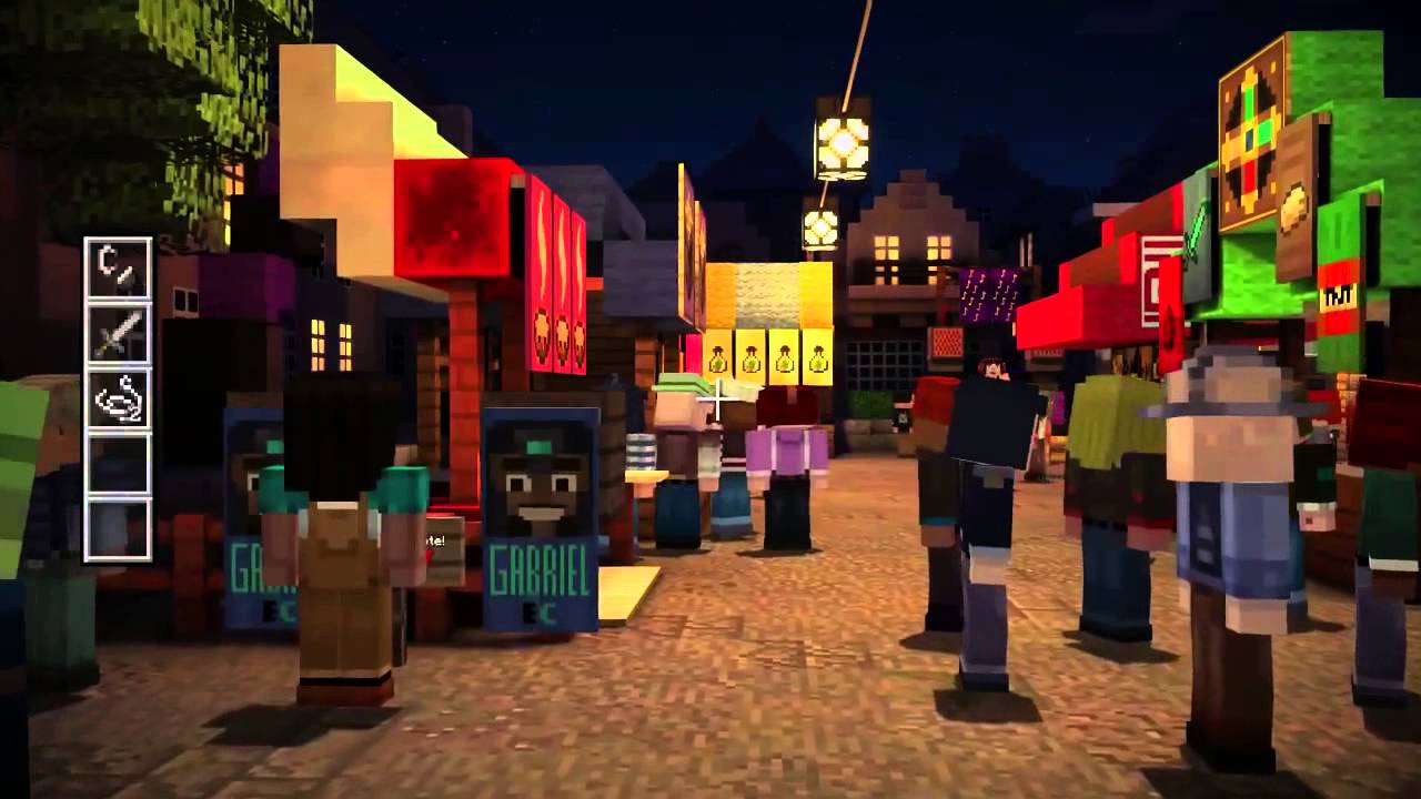 Let's Play Minecraft Story Mode Chapter 1 Part 2 - YouTube