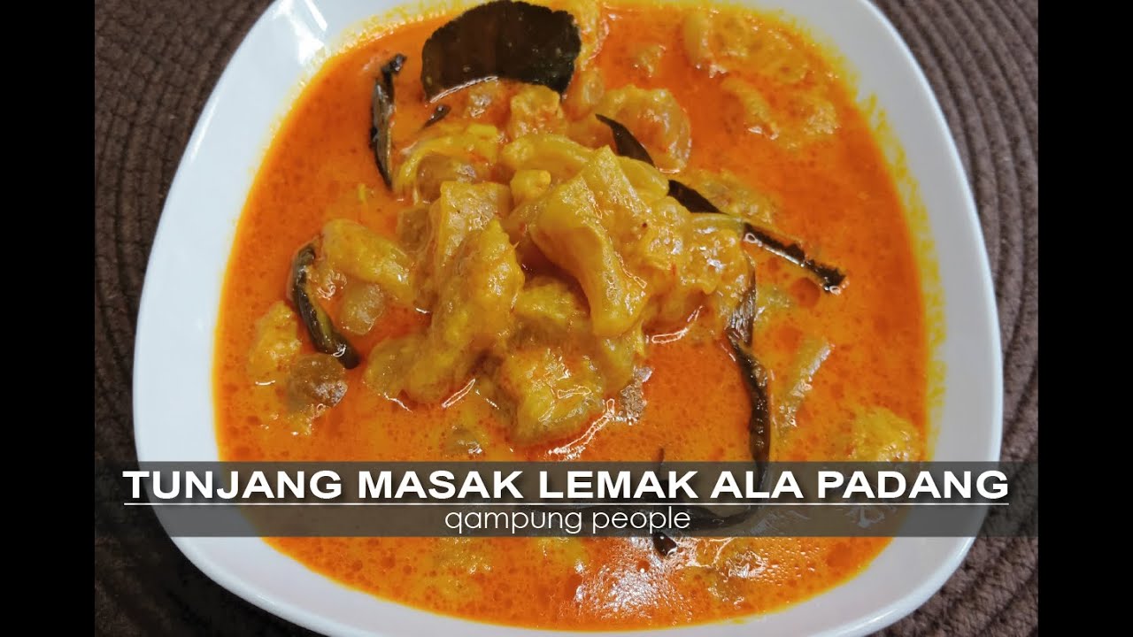Cara Masak Tunjang atau Urat Ala Masakan Padang | Kenyal-kenyal lembut ...