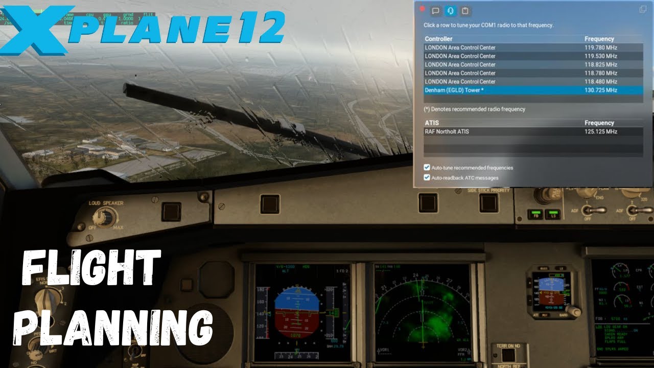 X Plane 12 Gran Canaria-Frankfurt(Part1) | ATC Flight Planning - YouTube
