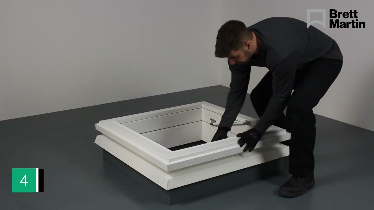 Roof Access Hatch Installation - Builder's upstand - YouTube