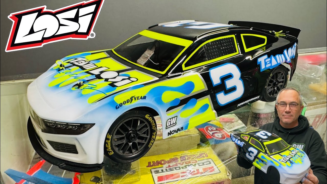 Brian Kinwald tribute paint Losi NASCAR - YouTube