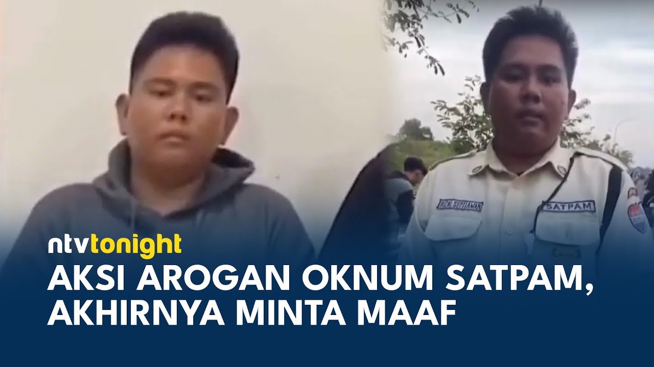 Viral! Oknum Satpam Arogan di Bekasi, Kini Malah Minta Maaf | NTV ...