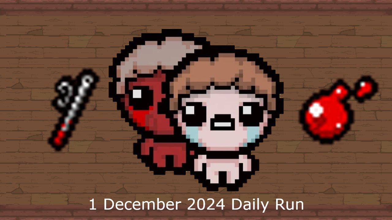 The Binding of Isaac Daily Run 1 December 2024 - YouTube