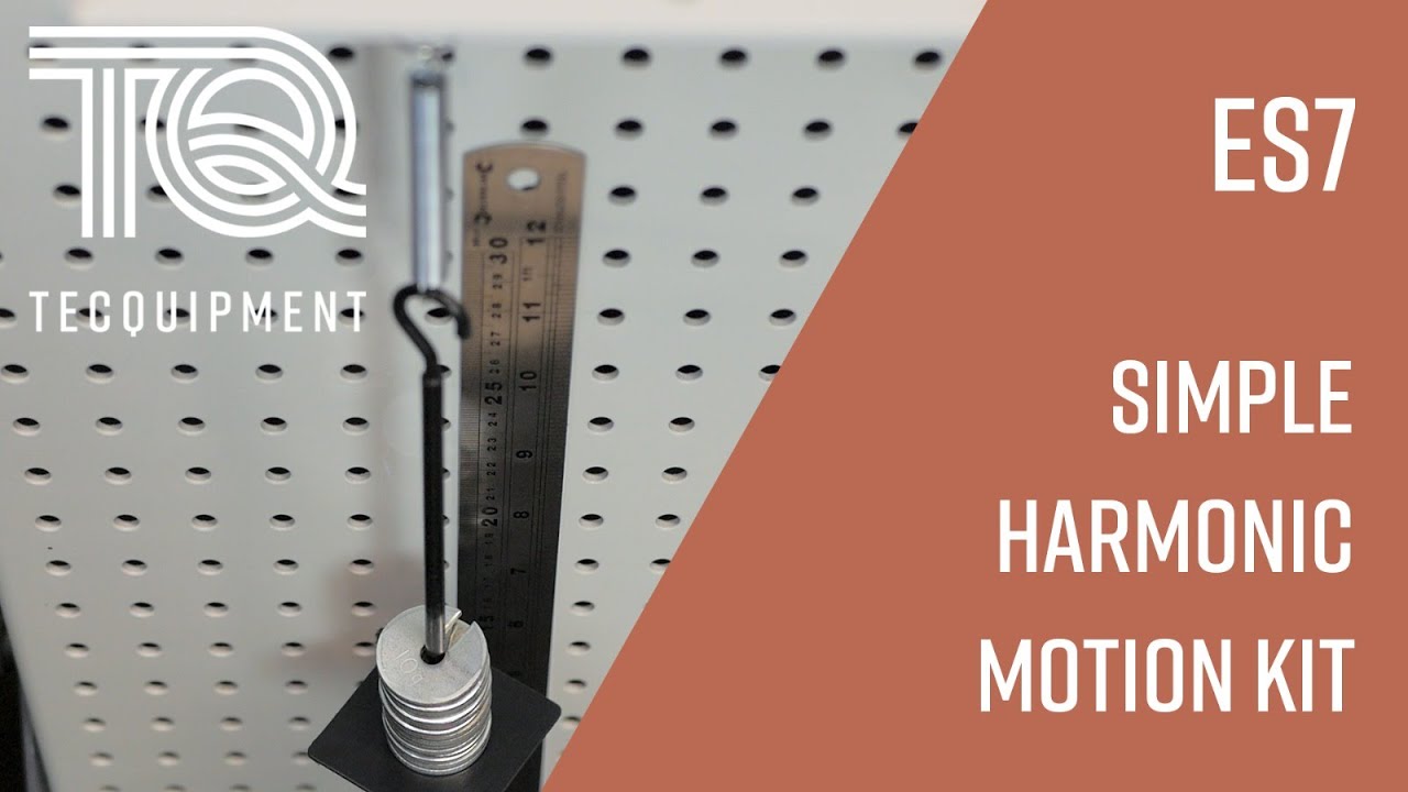 Simple Harmonic Motion Kit (ES7) - Engineering Science - TecQuipment ...