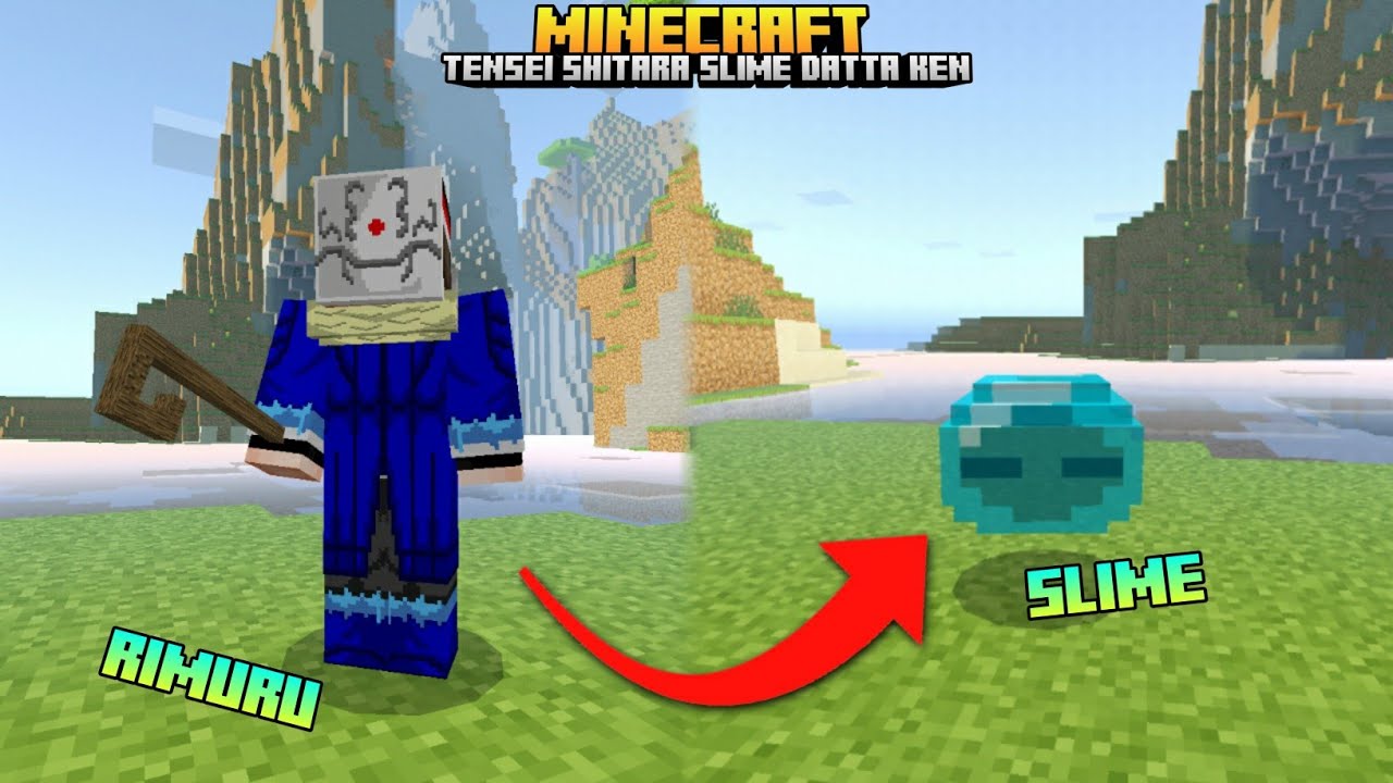 Menjadi Rimuru Di MCPE - ADDON TENSEI SHITARA SLIME DATTA KEN !! Mirip ...