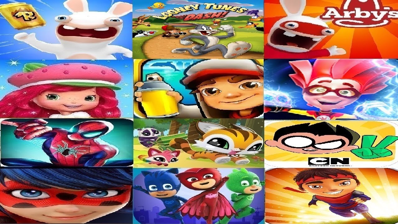 Subway Surfers VS Miraculous Ladybug Looney Tunes Rabbids Arby's Rush ...