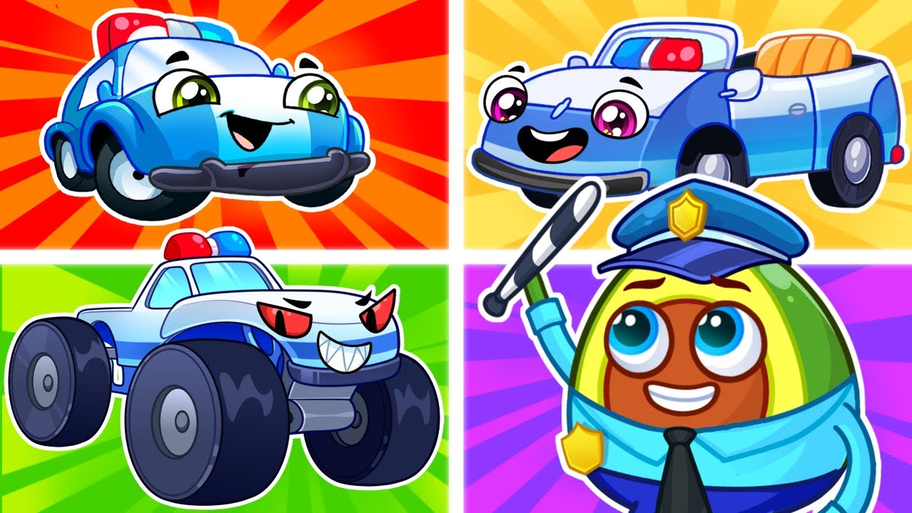 🚔 Yes! Police Monster Truck! 🤩 Rescue Team || Best Kids Cartoon by Pit ...