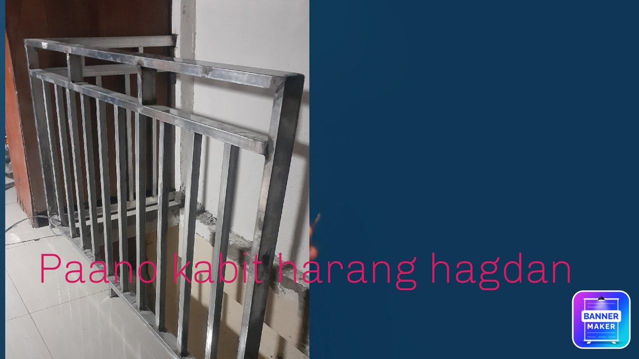 PAANO MAGKABIT HARANG NANG HAGDAN GAMIT ANG 1X2 1X1 TUBULAR - YouTube