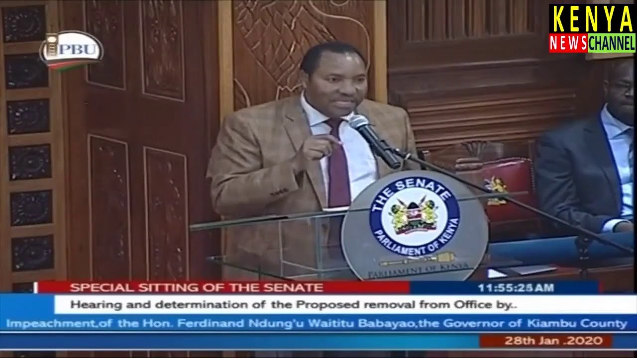 WAITITU'S SPEECH THAT FINISHED HIM AFTER ANGERING SENATORS - YouTube