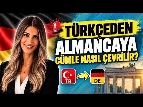Ders 95 : Türkçe -Almanca cümle çeviri 