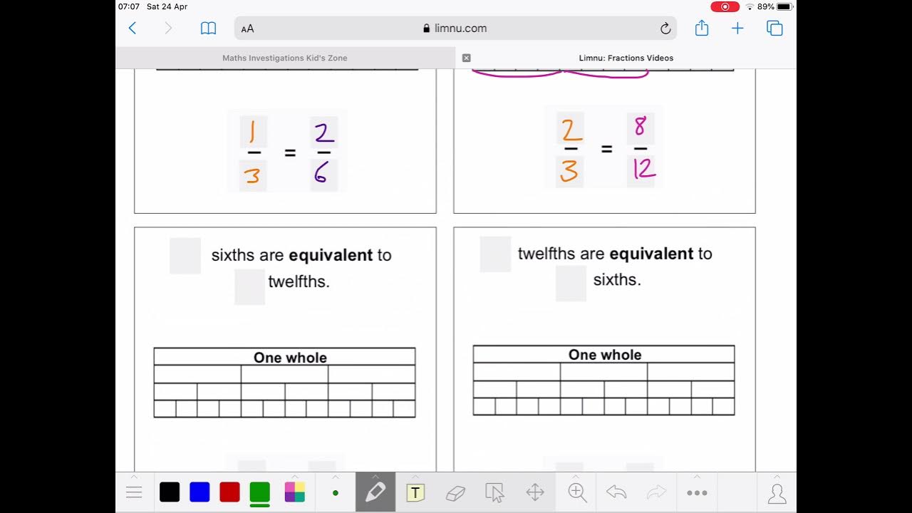 Equivalent Thirds, Sixths and Twelfths - YouTube