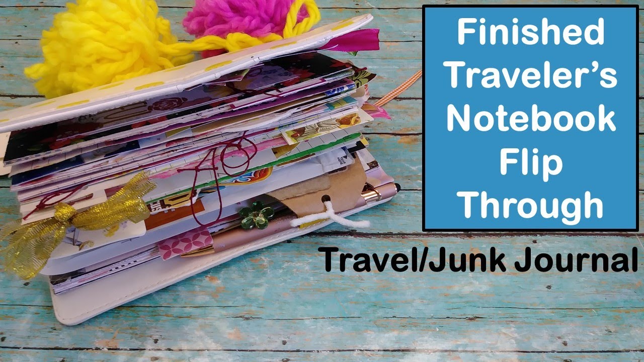 Traveler's Notebook Finished Insert Flip Through | Travel Journal ...