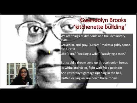 Poetry: Gwendolyn Brooks (the kitchenette building) - YouTube