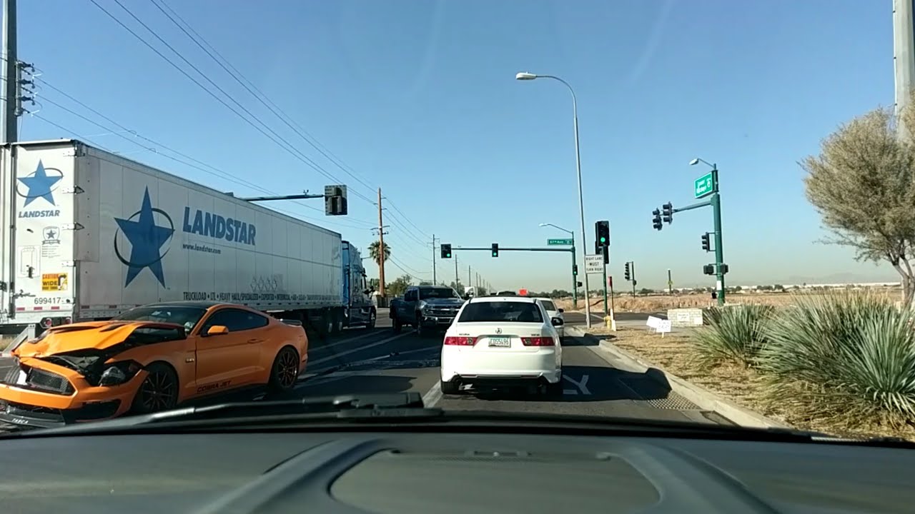 Truck Hits and Totals Beautiful Mustang Cobra Jet Wrecked - YouTube