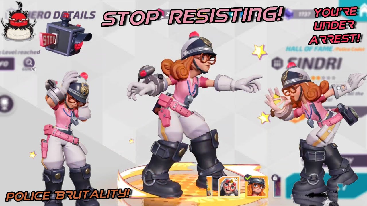 POLICE CADET Sindri Throwing Criminals in The Slammer!! - T3 Arena Skin ...