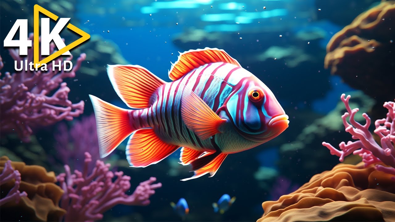 Deep Ocean 4K VIDEO - Healing Atmosphere of the Underwater World 🍀 ...