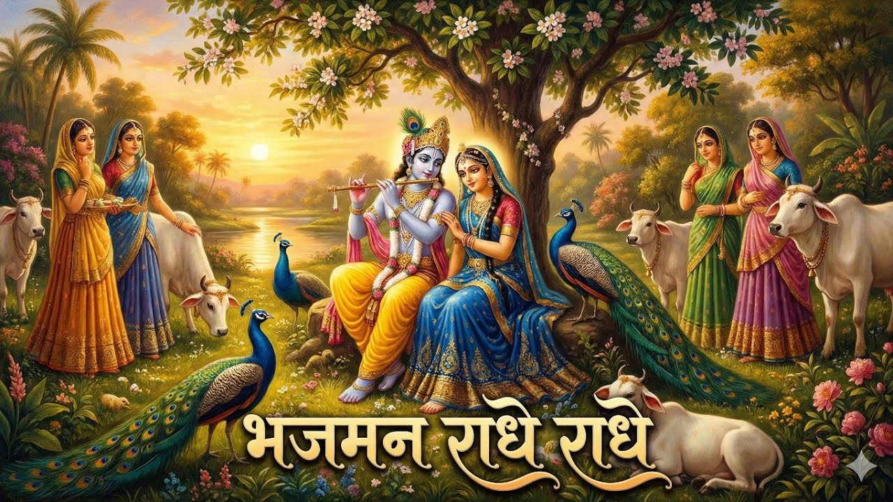 भजमन राधे राधे | Bhajman Radhe Radhe | New Radhe Krishna bhajan ...