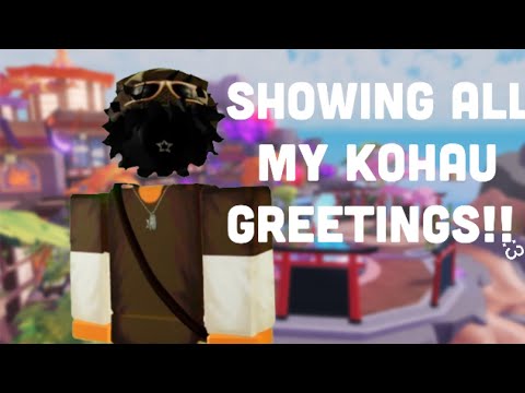 Showing all my koahú greetings!! - YouTube