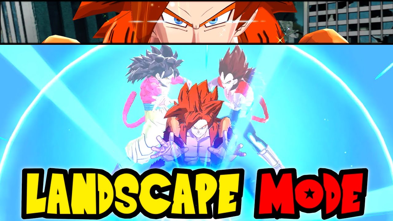 *NEW* ULTRA SSJ4 GOGETA IN LANDSCAPE MODE! | Dragon Ball Legends - YouTube