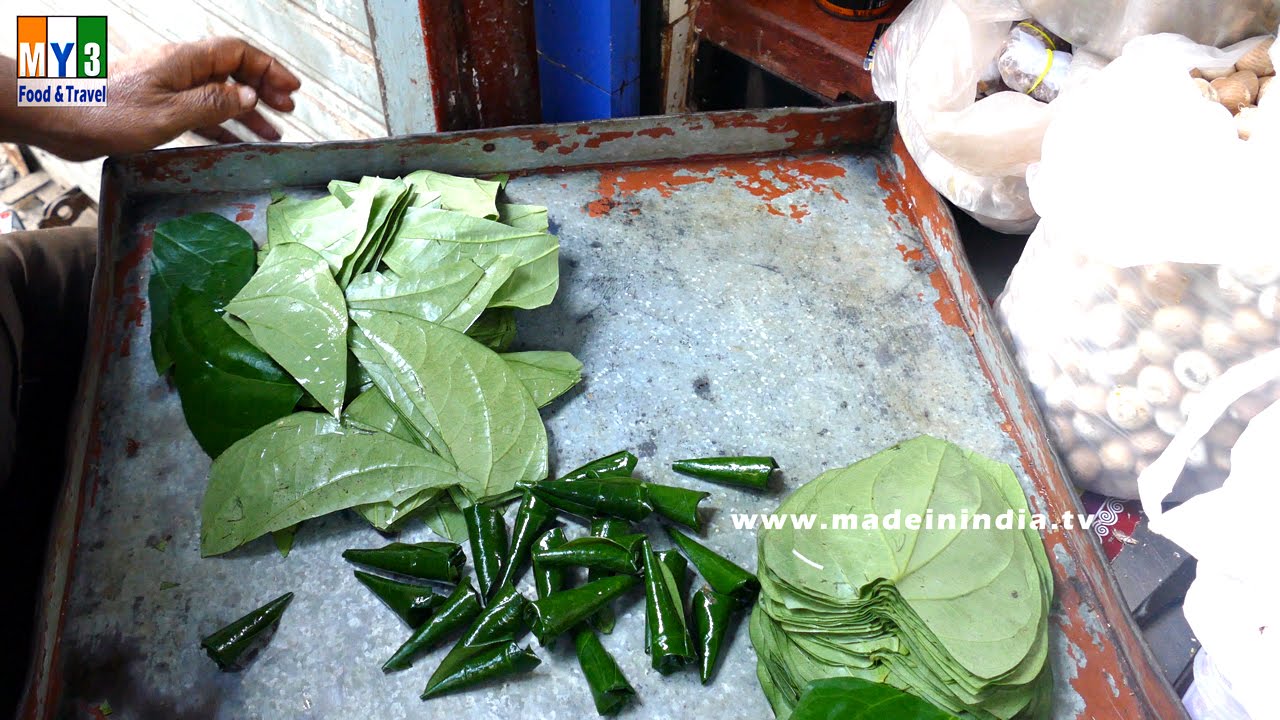 Sp Gundi Pan | Kesara Pan Centre Chinmai Road | MUMBAI STREET FOOD ...