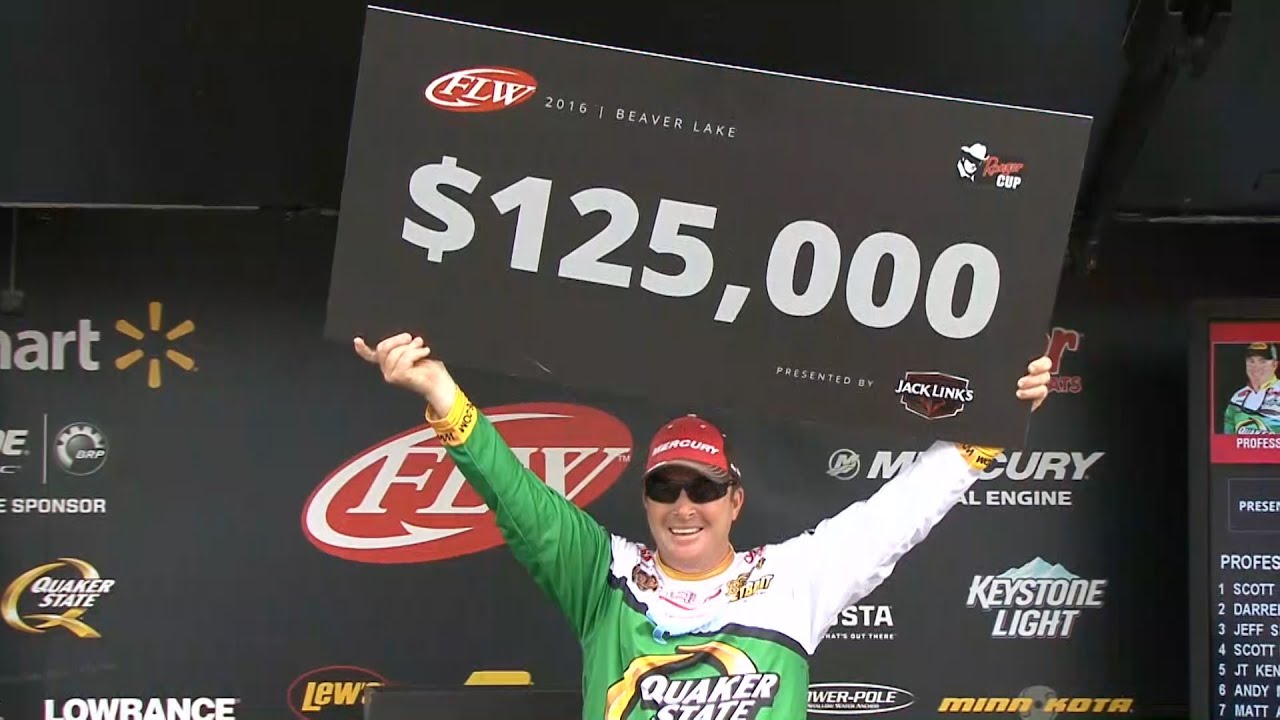 Walmart FLW Tour | Beaver Lake | Winning Moment - YouTube
