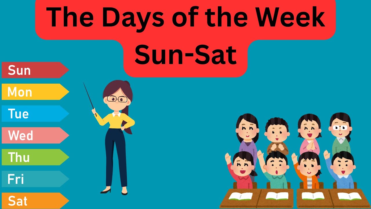 Sun-Sat | Days of the Week | Fun for Kids - YouTube
