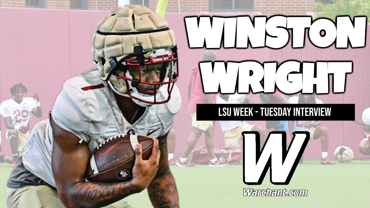 FSU Football | WR Winston Wright on making return | FSU LSU Preview ...