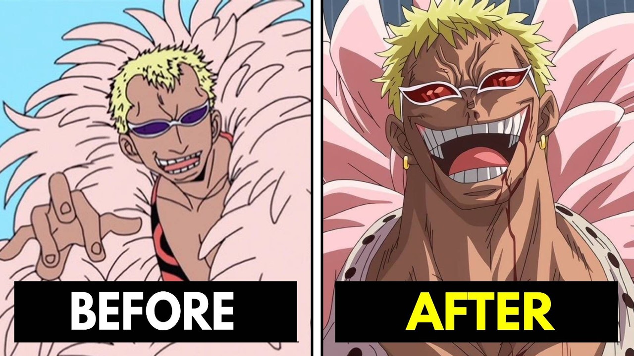 The DESIGNS of ONE PIECE ''BEFORE'' and ''AFTER'' the TIME-SKIP - YouTube