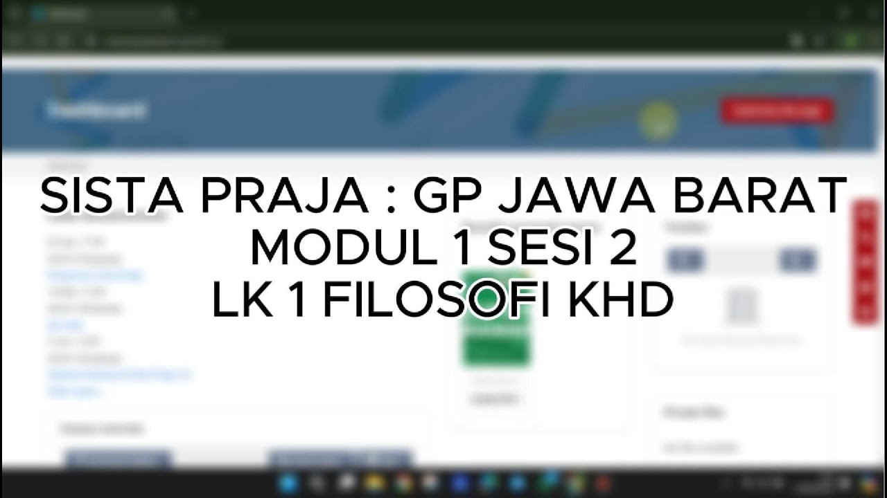 Sista Praja : Guru Penggerak Jawa Barat Modul 1.1 Sesi 2 + Posttest ...