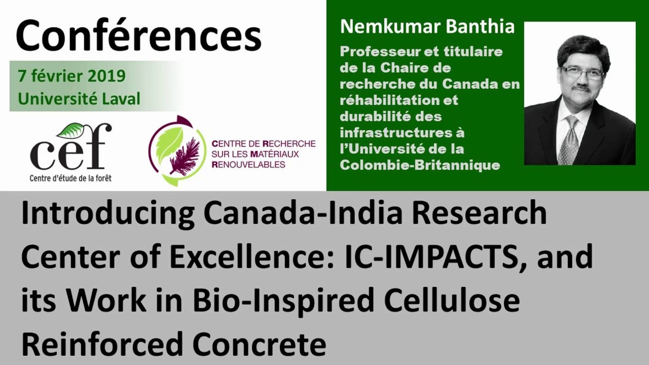 Nemkumar Banthia - 7 février 2019 - Université Laval - YouTube