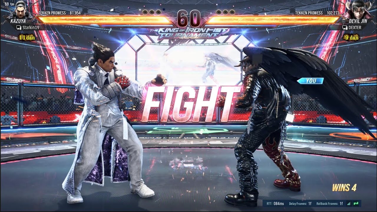 Aggressive Fight | KAZUYA vs DEVIL JIN | Tekken 8 - YouTube