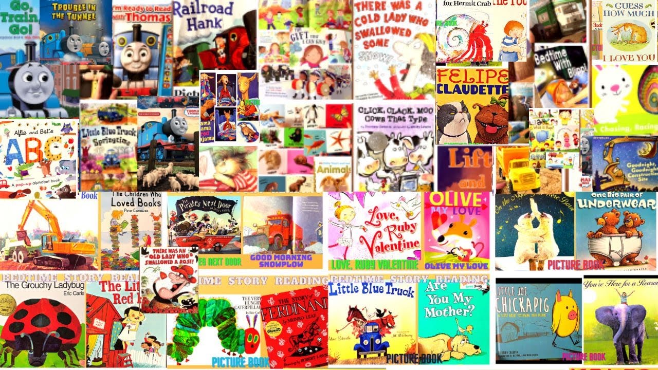 4 Hours Plus Kids Picture Story Books Read Aloud-American English ...