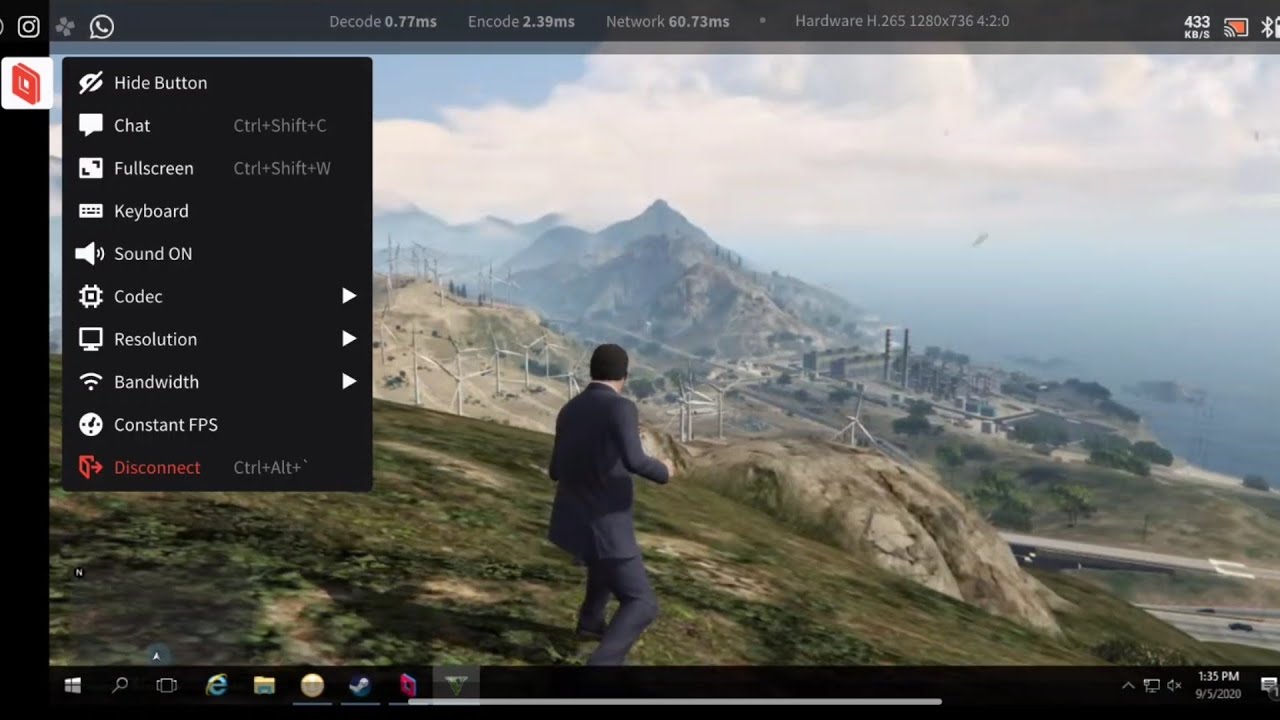 GTA-5 ANDROID PARSEC GAMEPLAY (Gamepad Used) - YouTube