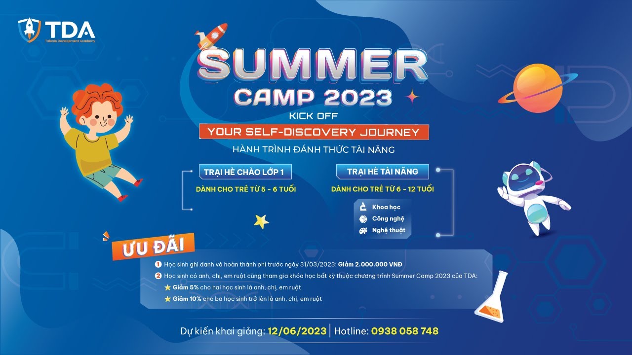 TDA | 6 tuần bứt phá tư duy cùng Summer Camp 2023 - YouTube