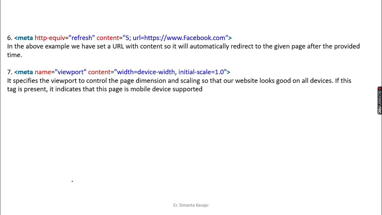 L5 Html meta tag - YouTube