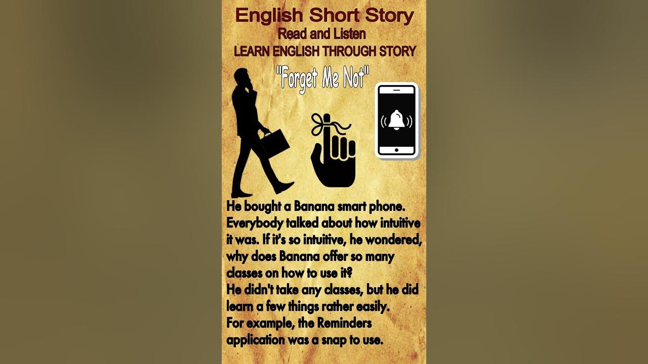 Forget Me Not English Story Short Story In English LEARN ENGLISH forget-me-not-english-story-short-story-in-english-learn-english