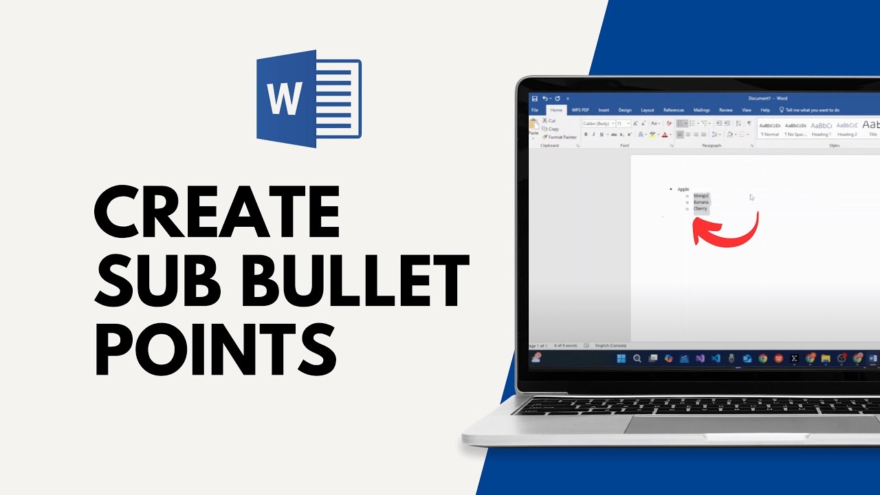 How To Create Sub Bullet Points In Word YouTube how-to-create-sub-bullet-points-in-word-youtube