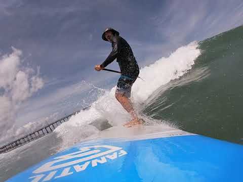 Backside SUP in OBX! - YouTube