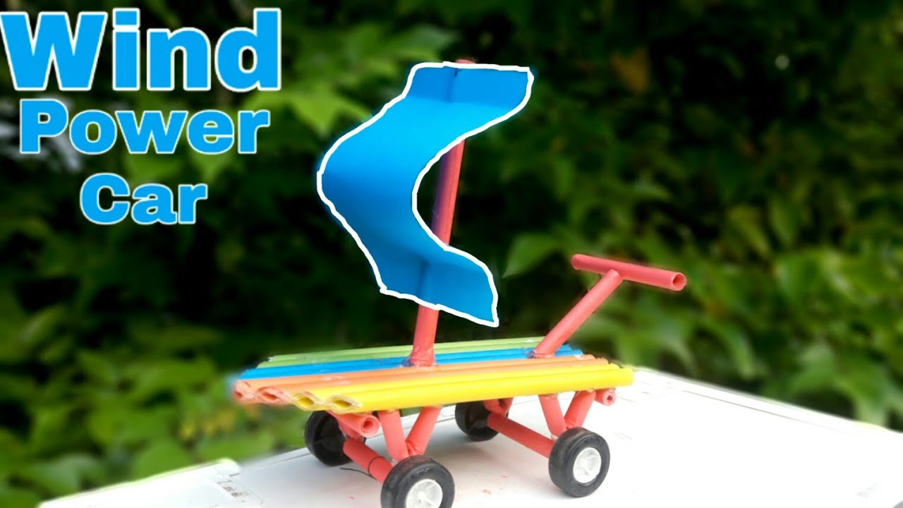 How To Make Wind Power Car with Paper | DIY Car | Very Simple Car make ...