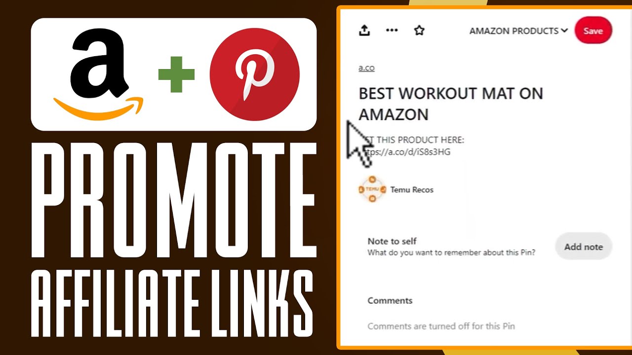 How To Promote Amazon Affiliate Links On Pinterest | Pinterest ...
