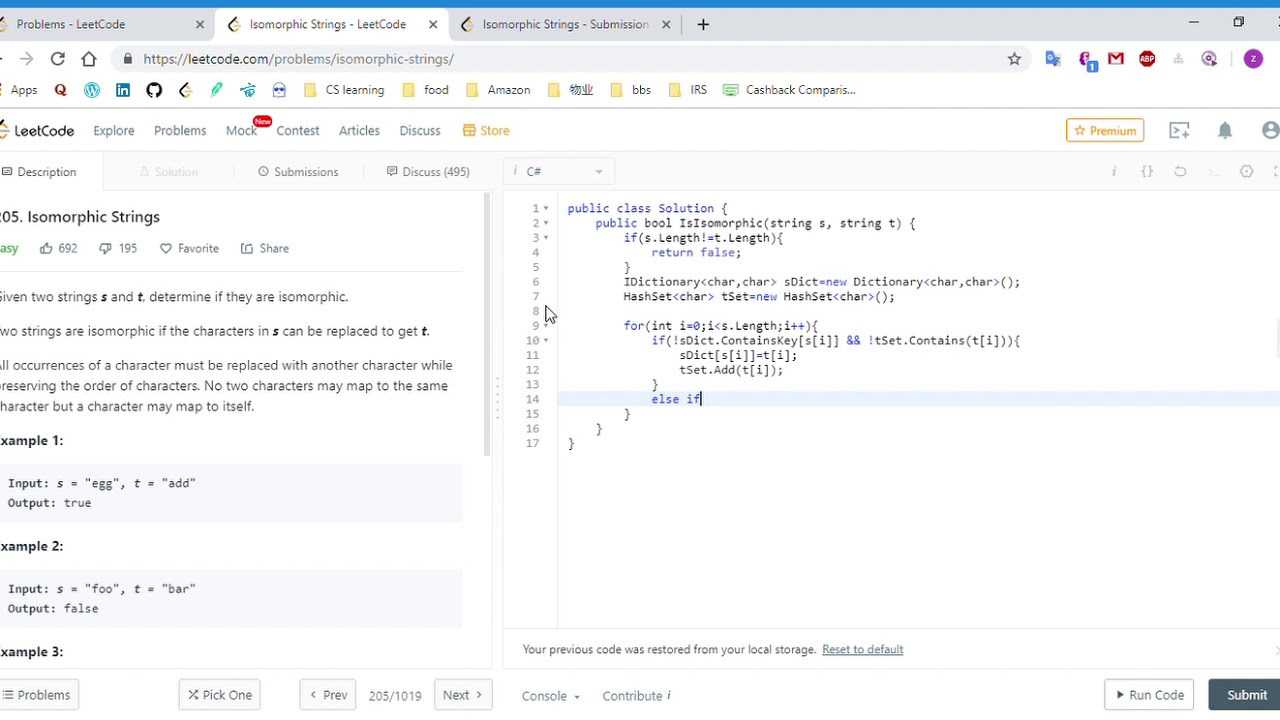 (C#)LeetCode 205 Isomorphic Strings - YouTube