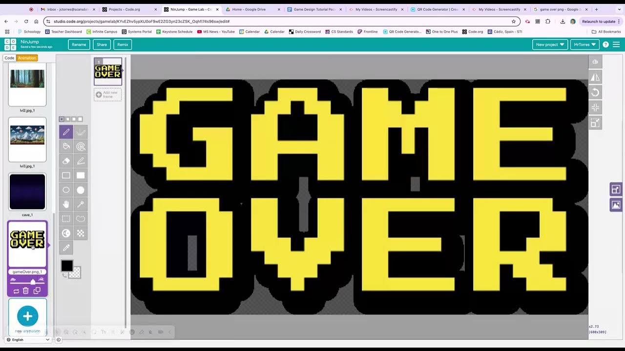 How to add a "Game Over" Screen - YouTube