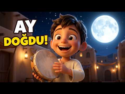 Ay Doğdu Üzerimize - Çocuklar İçin En Güzel İlahi (Tala'al Badru Alayna) 🌙✨ 3D Animasyon