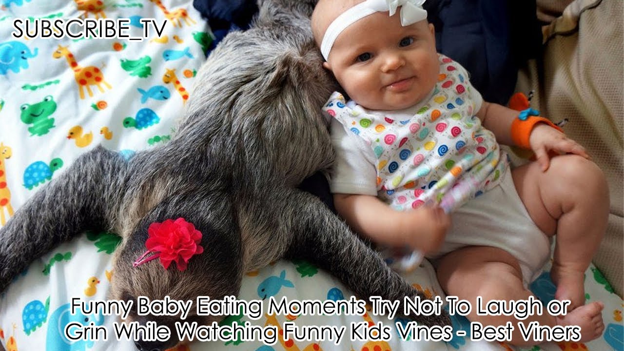 Funny Baby Eating Moments Try Not To Laugh or Grin While Watching Funny ...