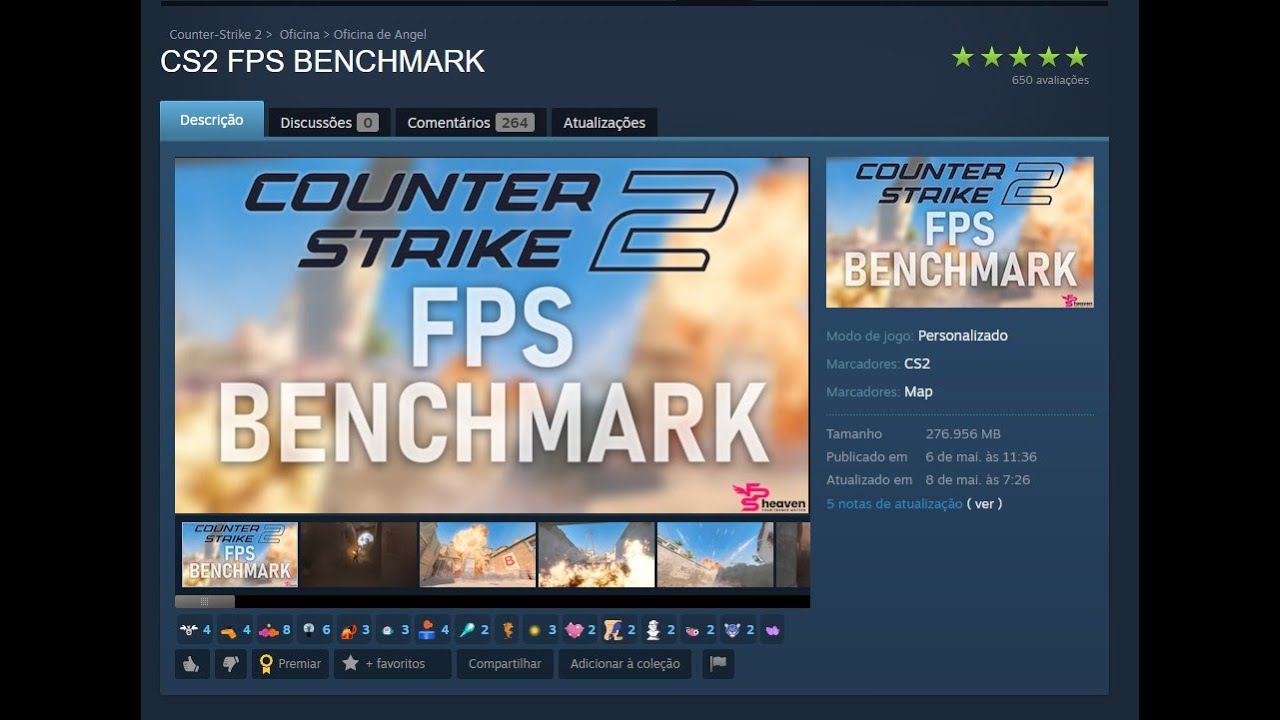 APRENDA COMO TESTAR O DESEMPENHO DO CS2 USANDO O MAPA DA OFICINA O CS2 ...