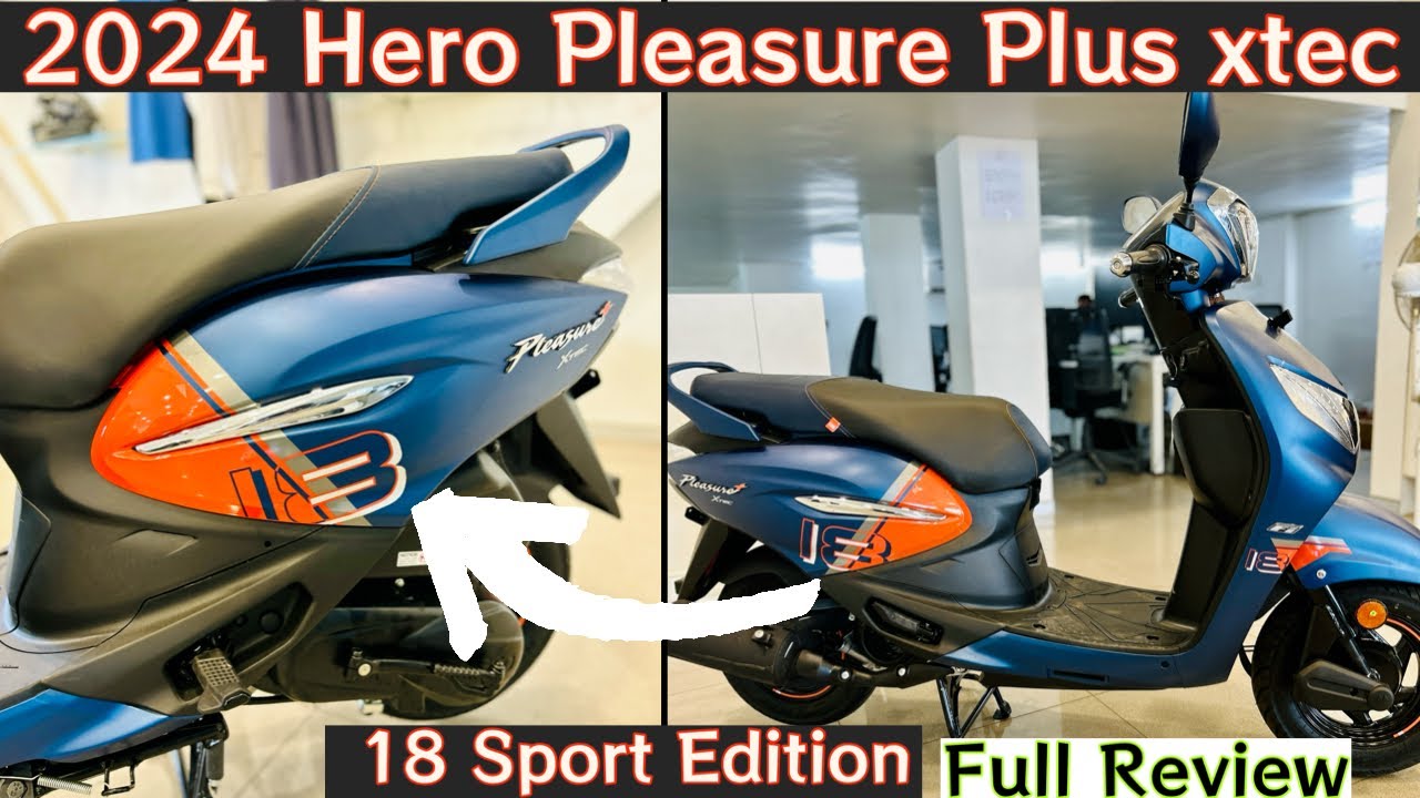 2024 Hero Pleasure Plus Xtec 18 Sport Edition Full Review | Pleasure Xtec New colour | - YouTube