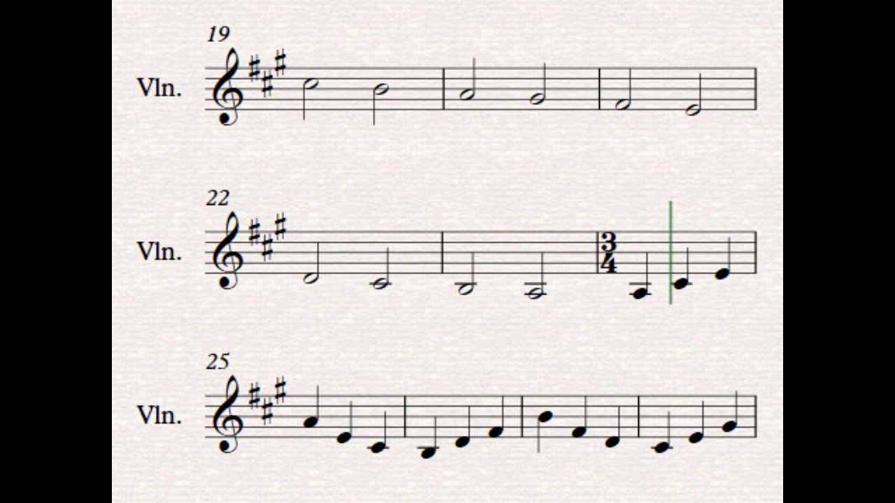 Escala de La mayor con arpegios Violin, Audios - YouTube