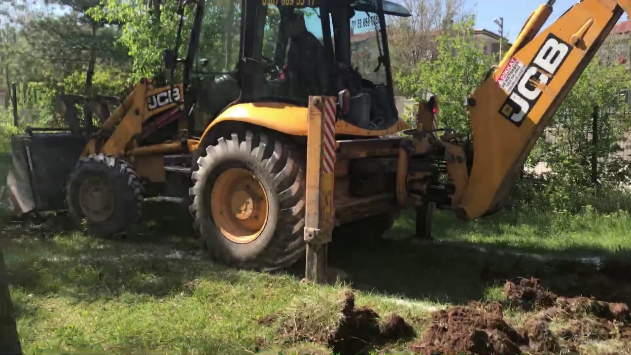 JCB BEKO LODER VİDEOLARI ÇİMEN KAZIMA YOL YAPMA İŞ MAKİNELERİ VİDEOLARI ...