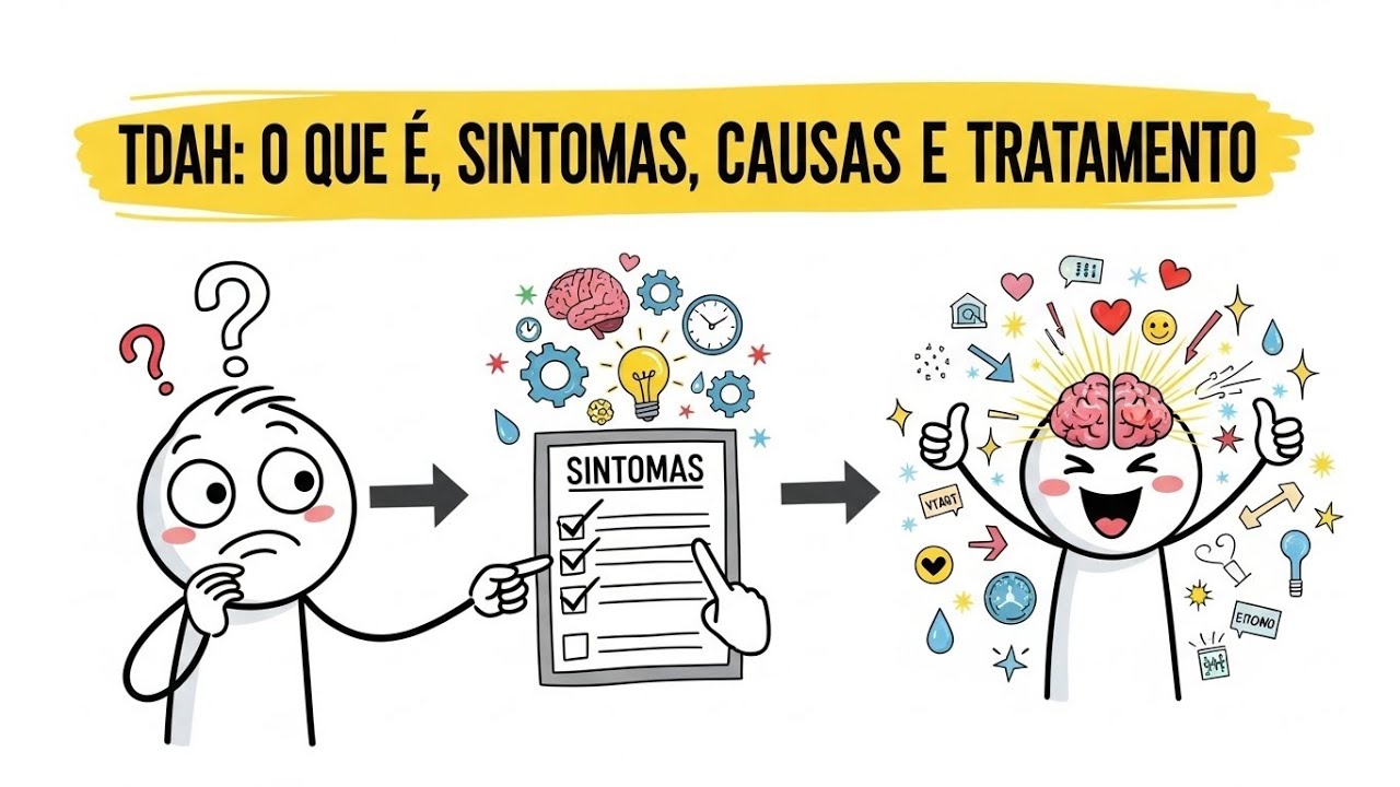 TDAH: O Que É, SINTOMAS, CAUSAS e TRATAMENTO | Entenda o TDAH - YouTube