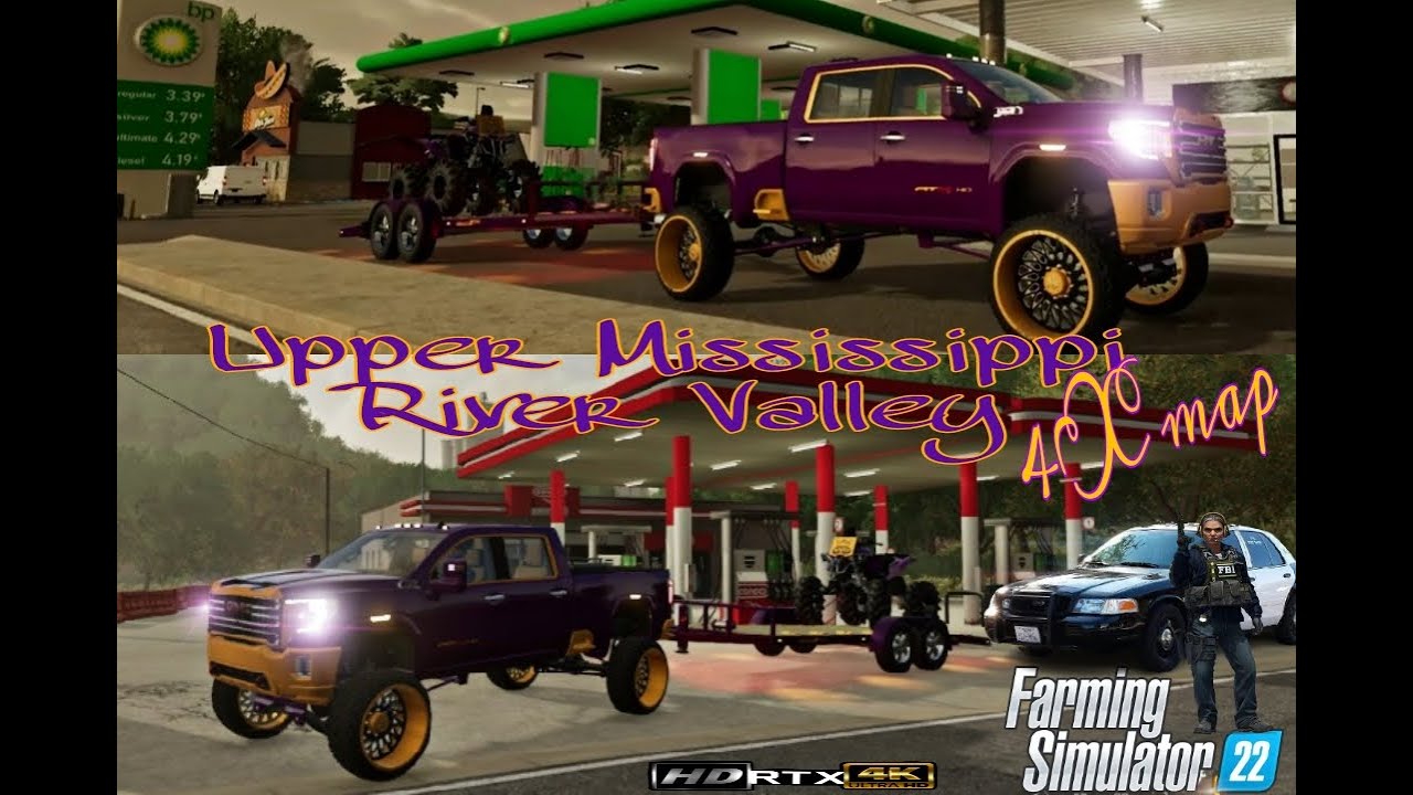 Welcome To Upper Mississippi River Valley 4x Map #fs22 - YouTube